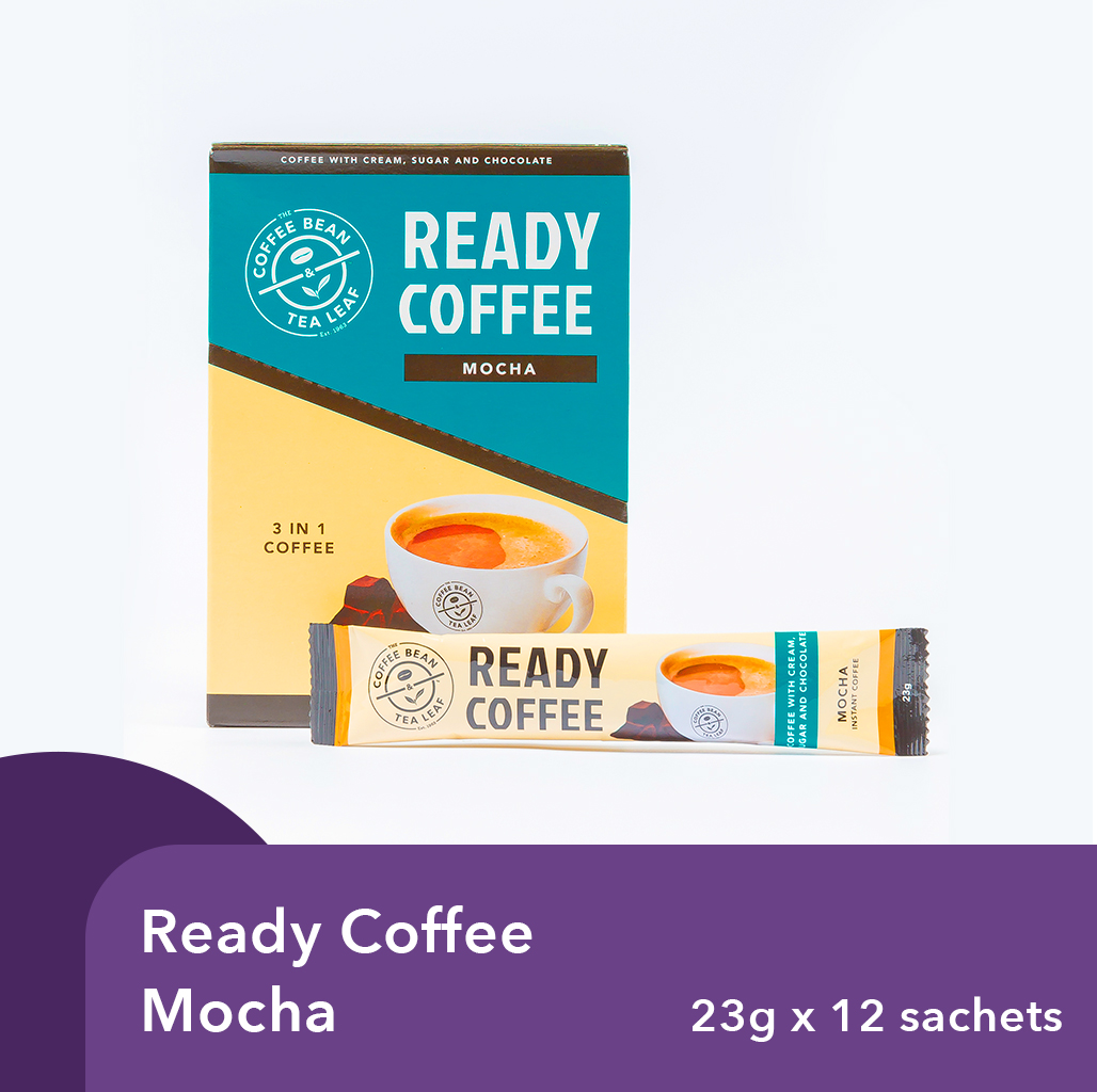The Coffee Bean & Tea Leaf® Ready Coffee 3in1 Mocha 23g x 12 sachets ...