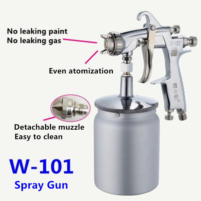 Hvlp W101(1.0mm/1.3mm) Spray Gun Professional Pneumatic Airbrush ...