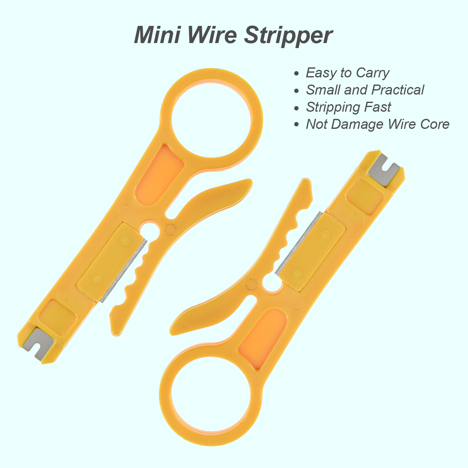 【Too much love!】2pcs Mini Portable Wire Stripper Plier Muti-Functional ...