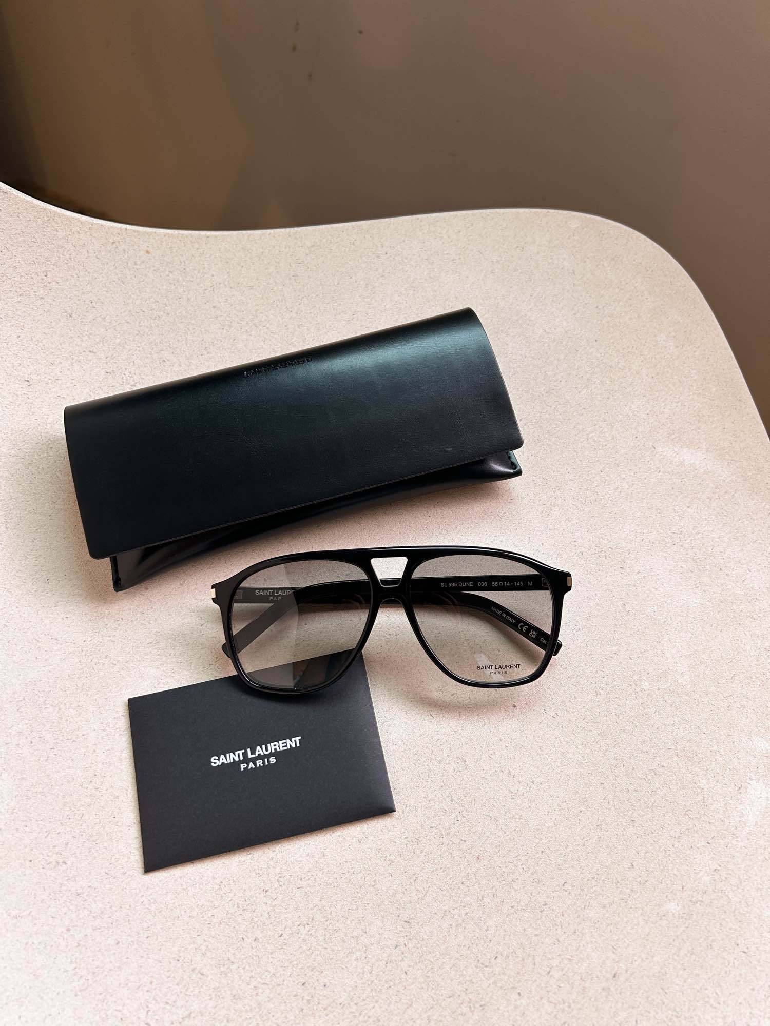 YSL SAINT LAURENT SL 596 DUNE Sunglasses ทรง Aviators เรียบหรูสวยโก้มาก ...
