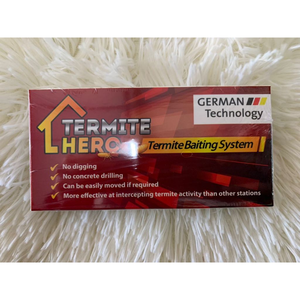 Termite Baiting Station TERMITE HERO / Termite box / Sistem Umpan Anai anai Balik ke sarang ...