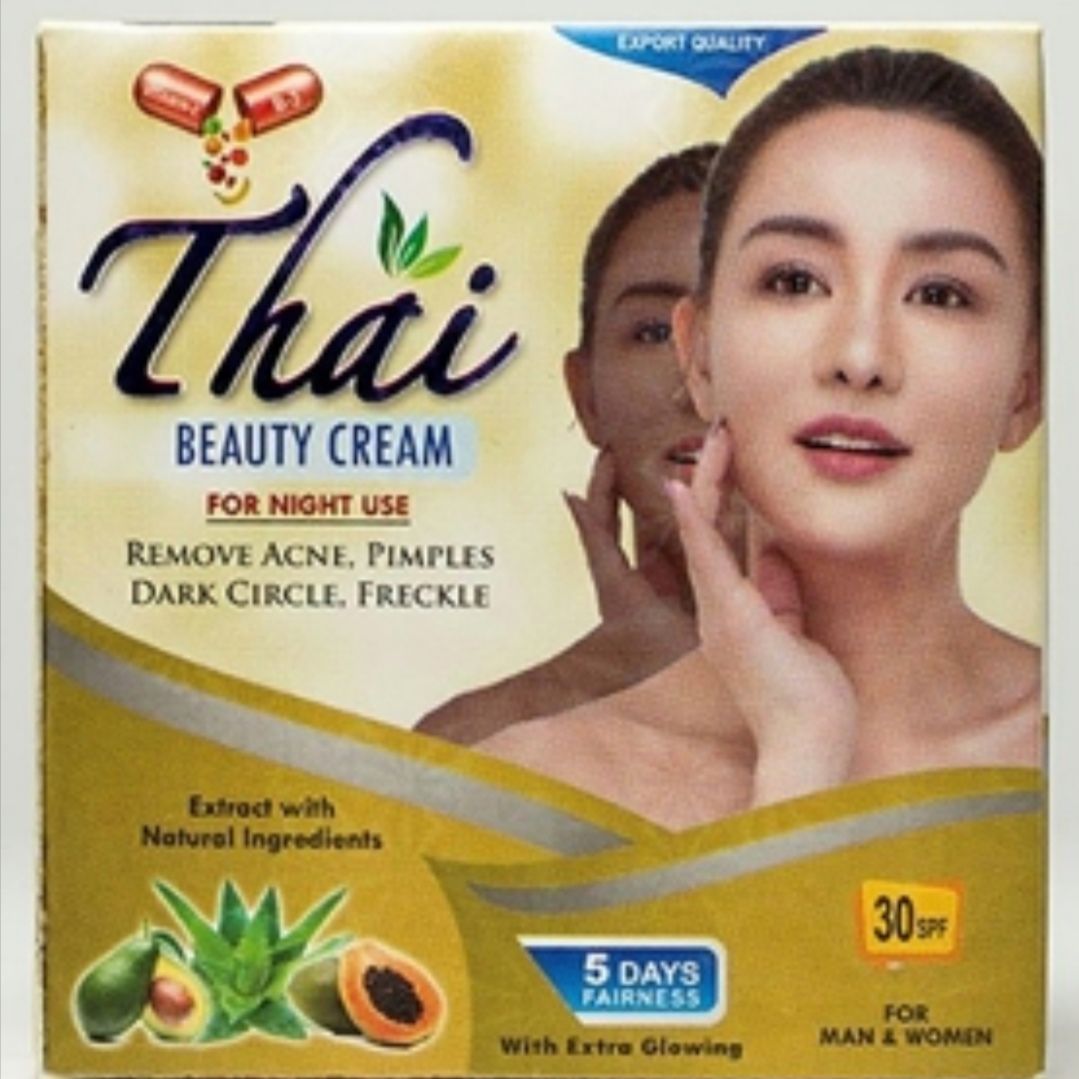 THAI Beauty Night WHITENING Cream thnc, Remove Acne, Pimples Dark ...