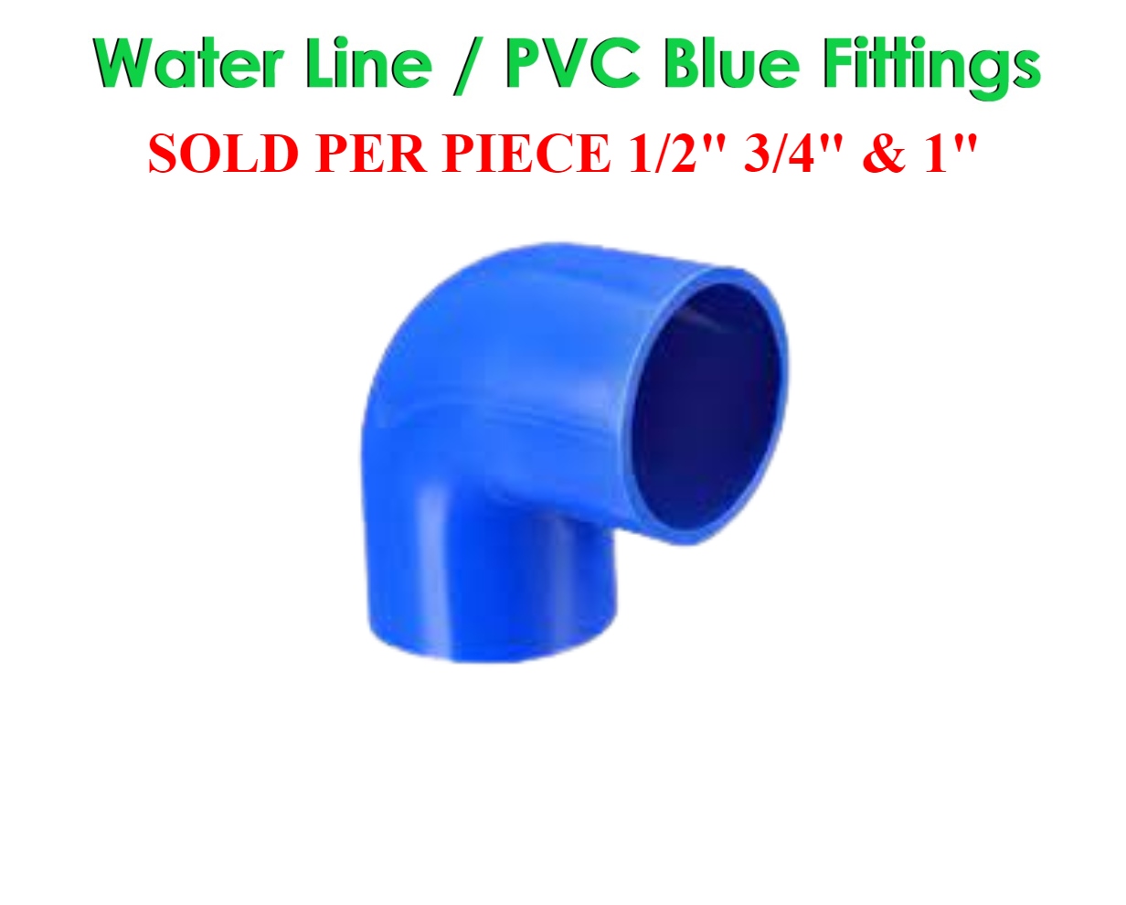BHE-7077 PVC Blue Fittings 1/2 3/4 & 1 inches | Lazada PH