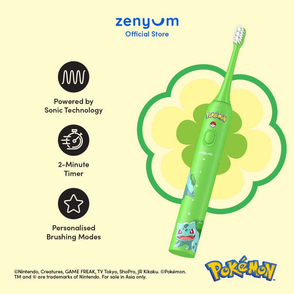 ⭐ ⭐READY STOCK⭐ ⭐ ZenyumSonic™ Go Pokémon Edition Electric Toothbrush ...