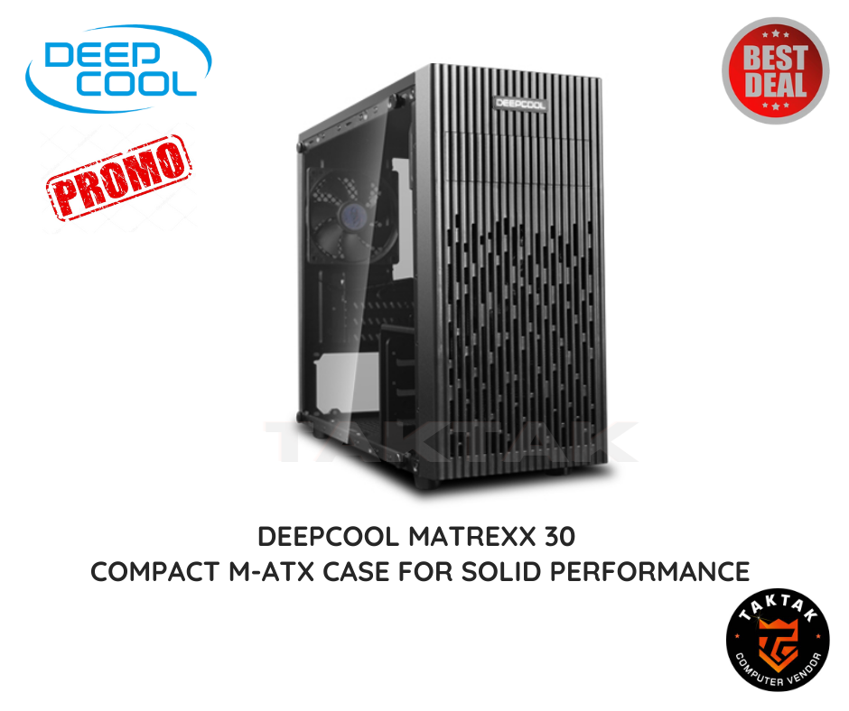 DEEPCOOL MATREXX 30 PC CASE DESKTOP COMPUTER GAMING CASE COMPUTER CASE ...