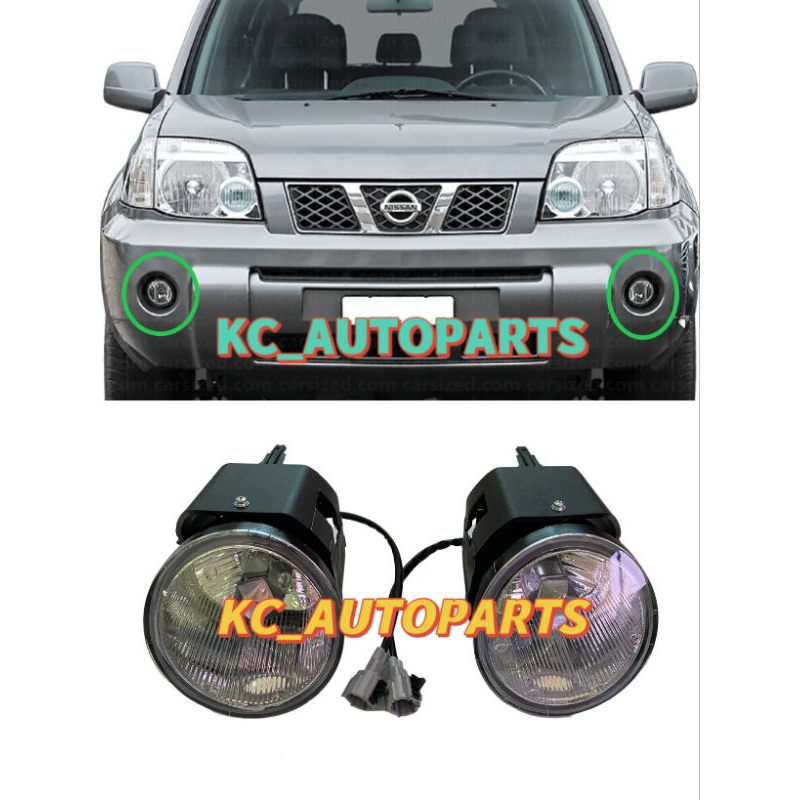 Nissan x-trail t30 x trail xtrail 2004 -2013 front bumper fog lamp depan lampu foglamp fog light ...