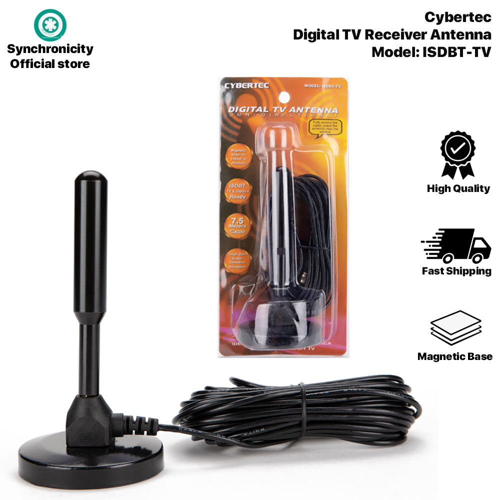 Digital ISDB-T Antenna TV Receiver CYBERTEC HD TV Plus Replacement 7.5 ...