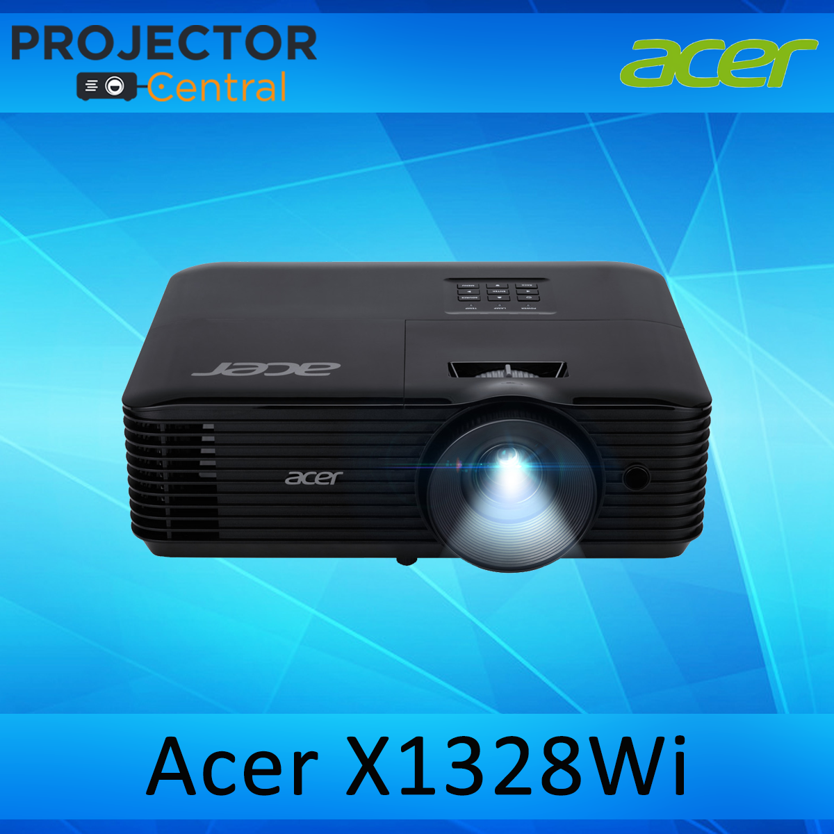 Acer X1328Wi DLP Projector : WXGA resolution at 4,500 ANSI Lumens ...