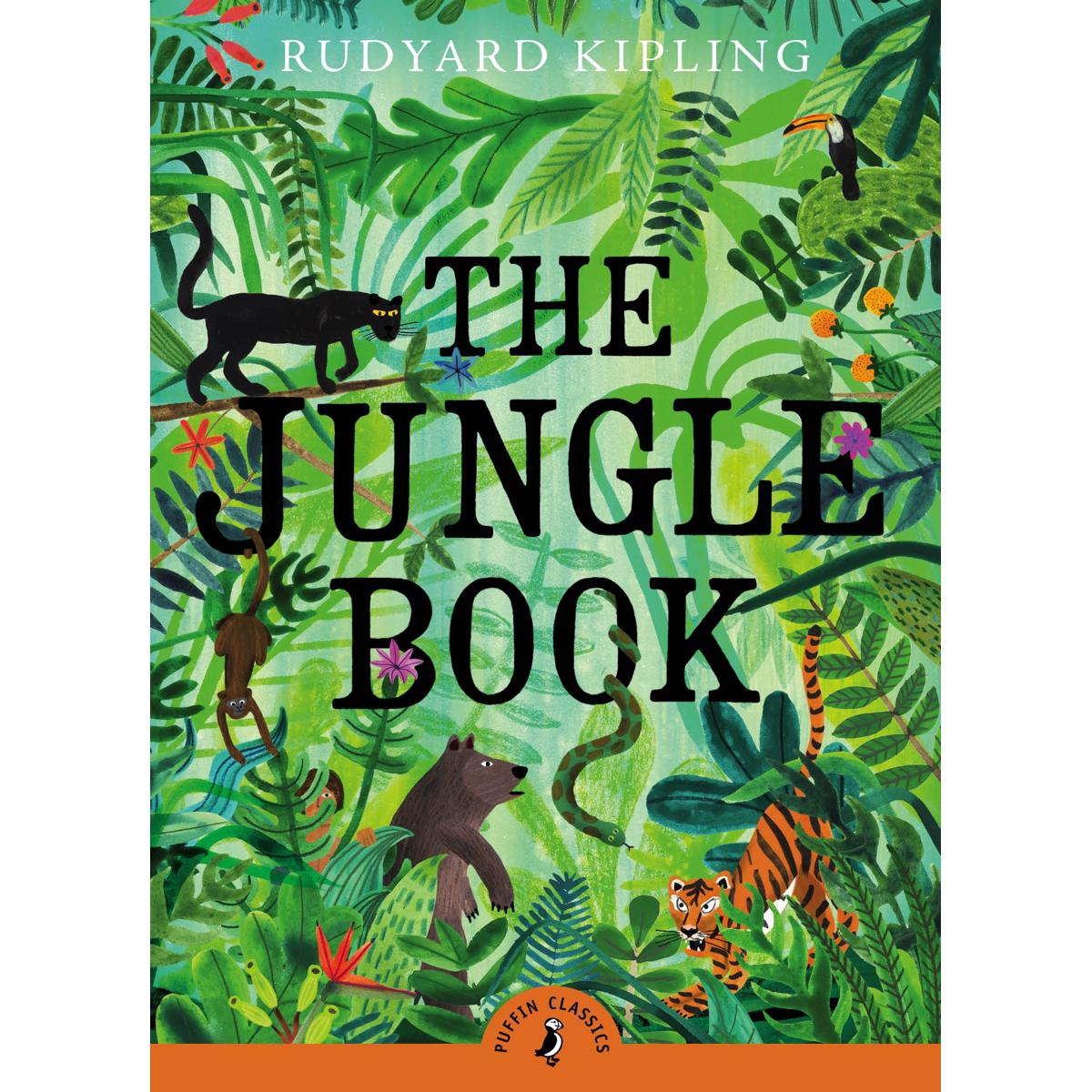 The Jungle Book by Kipling Rudyard. children book. fairy tale, fable ...