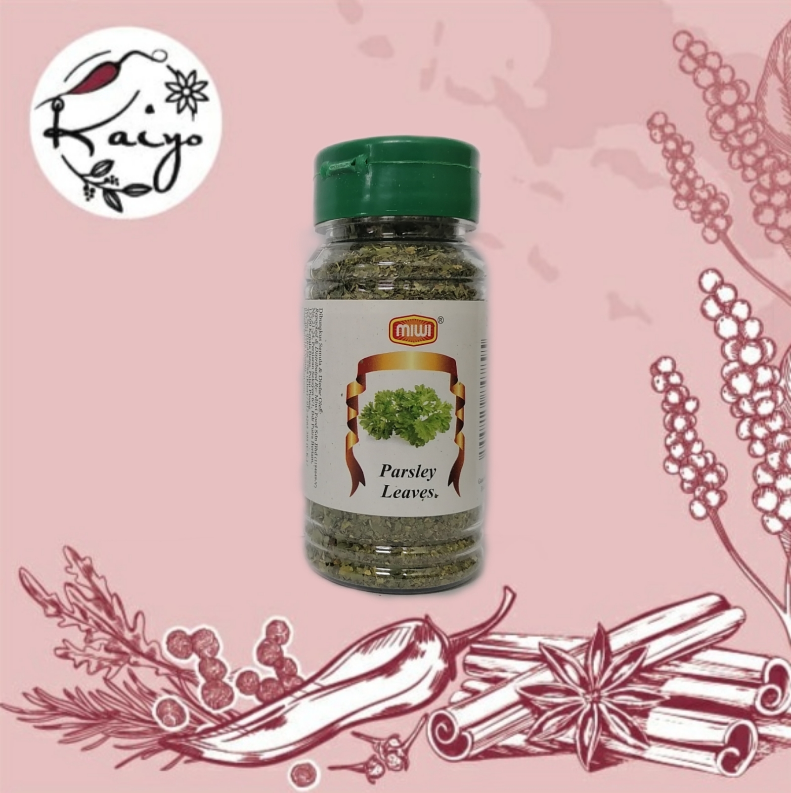 {Miwi} (Halal) Western Food Spices Botol - Parsley Leaves 15g | Lazada