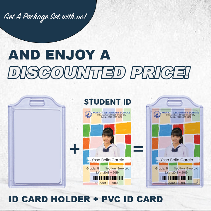 [STANDARD] ID CARD HOLDER + PVC ID CARD - Student ID | Lazada PH