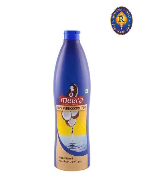 Meera Pure Coconut Hair Oil Made From Dala Copra Triple Filtered 500ml ...