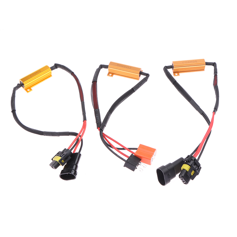 1PC Car Load Resistor Error Canceller LED Decoder Canbus Free Wiring ...