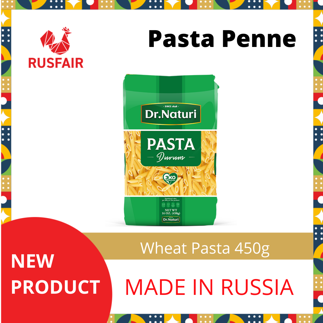 Dr. Naturi Pasta Penne 450g [Rusfair, Made in Russia] | Lazada Singapore