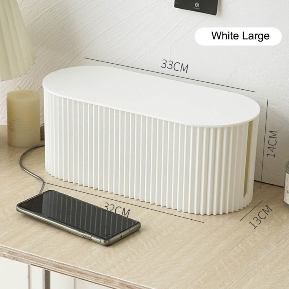 Desktop Cable Storage Organizer Management Box Enclosure Extension ...