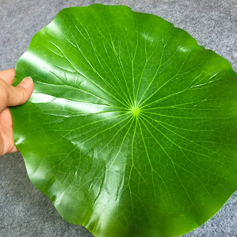 Lotus Leaf Simulation Plastic Lotus Leaf Fruit Food Decoration Outdoor ...