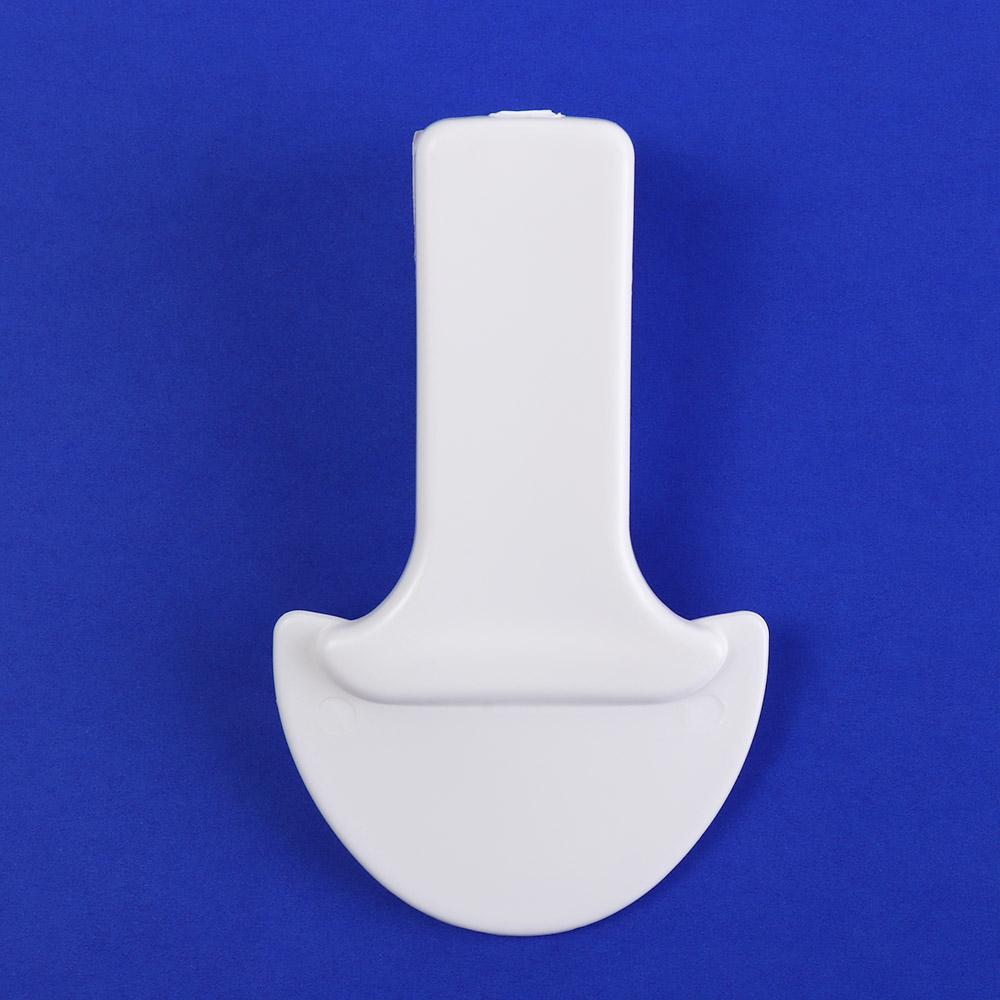 Seat Ring Flapper Plastic Toilet Seat Lifter Handle White Portable Seat ...