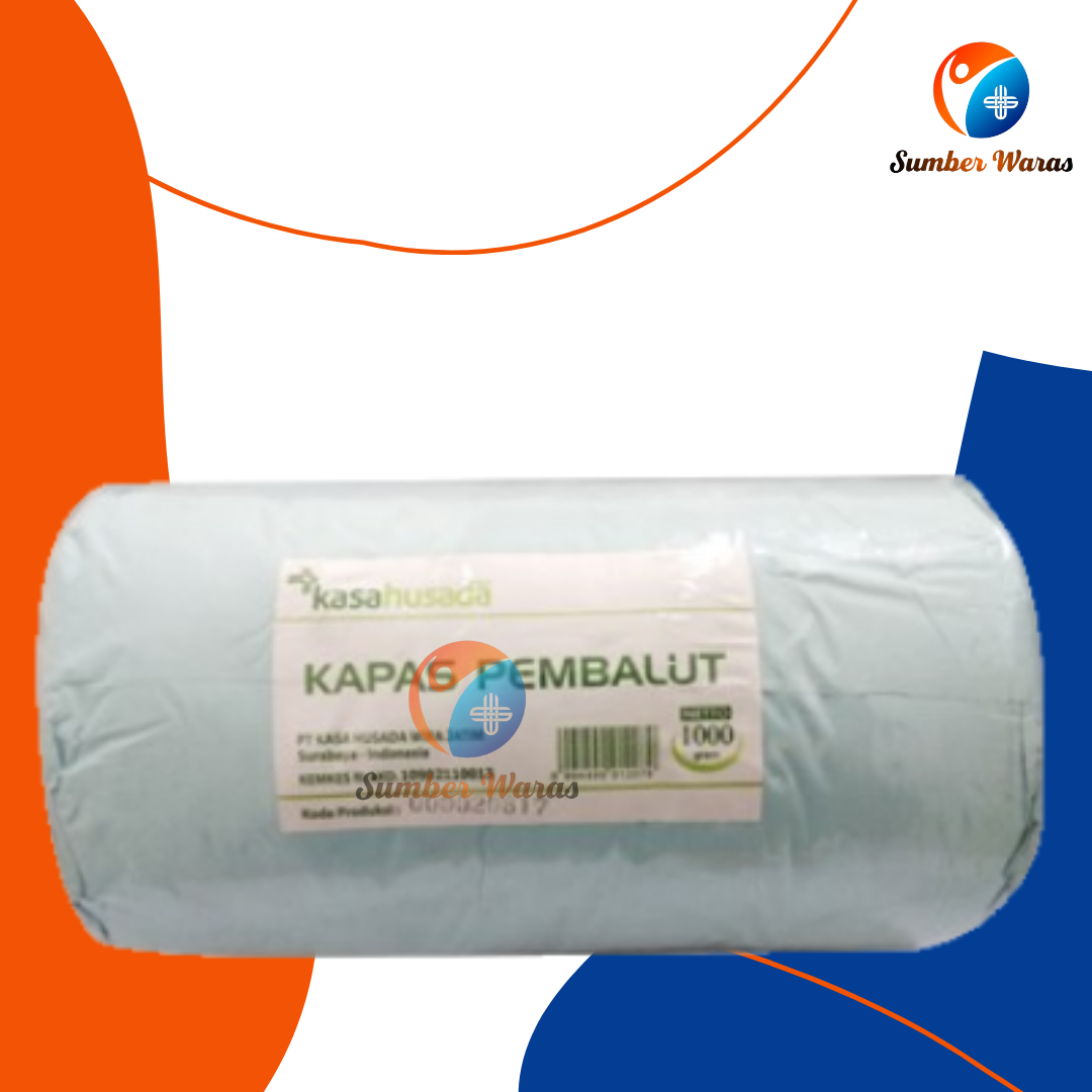 KASA HUSADA KAPAS PEMBALUT 1000 GRAM | Lazada Indonesia