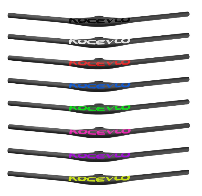 KOCEVLO Carbon Bicycle Handlebars riser -17 Degree One-Shaped bar MTB ...