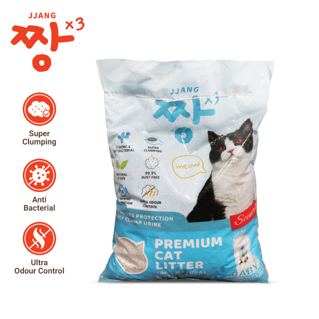 ♬JJANGX3 Cat Litter Sand Aroma Quick Absorbent Super Fast Clumping Anti ...