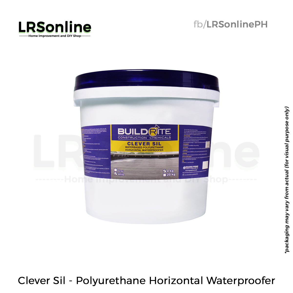 Clever Sil - Waterbased Polyurethane Horizontal Waterproofer | Lazada PH