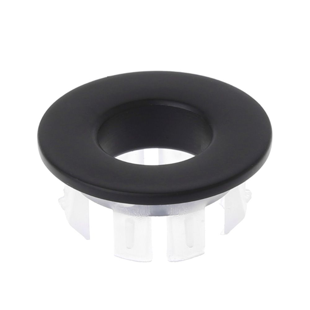 Plastic Basin Faucet Sink Overflow Cover Hole Cap Insert Chrome Ring ...