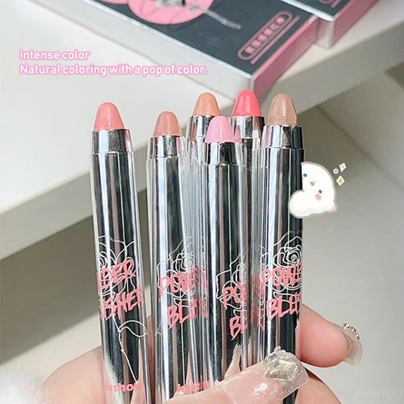 NEW Pink Blush Pencil Facial Cheek Expanding Shrinking Color Rouge ...