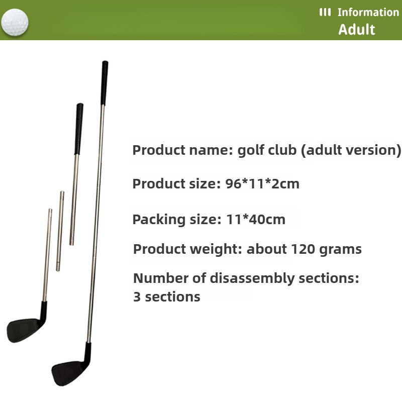 Homestar Detachable Mini Golf Putter Right/Left Handed Putter Club ...