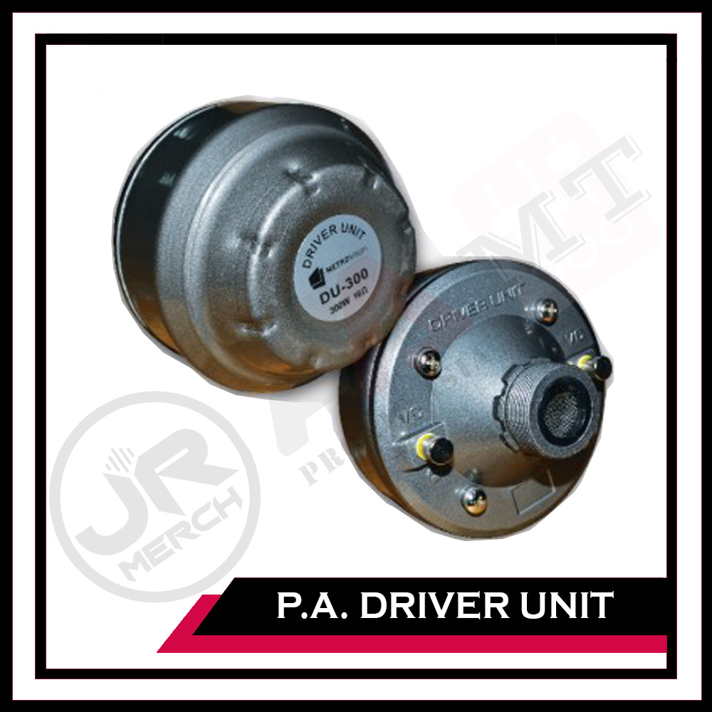 DRIVER UNIT 300 watts for P.A. SYSTEM Speaker (used in TROMPA Horn) 16 ...