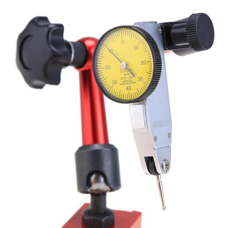 【StyleVoyager】Mini 10mm Dial Indicator Magnetic Stand Base Holder Dial ...