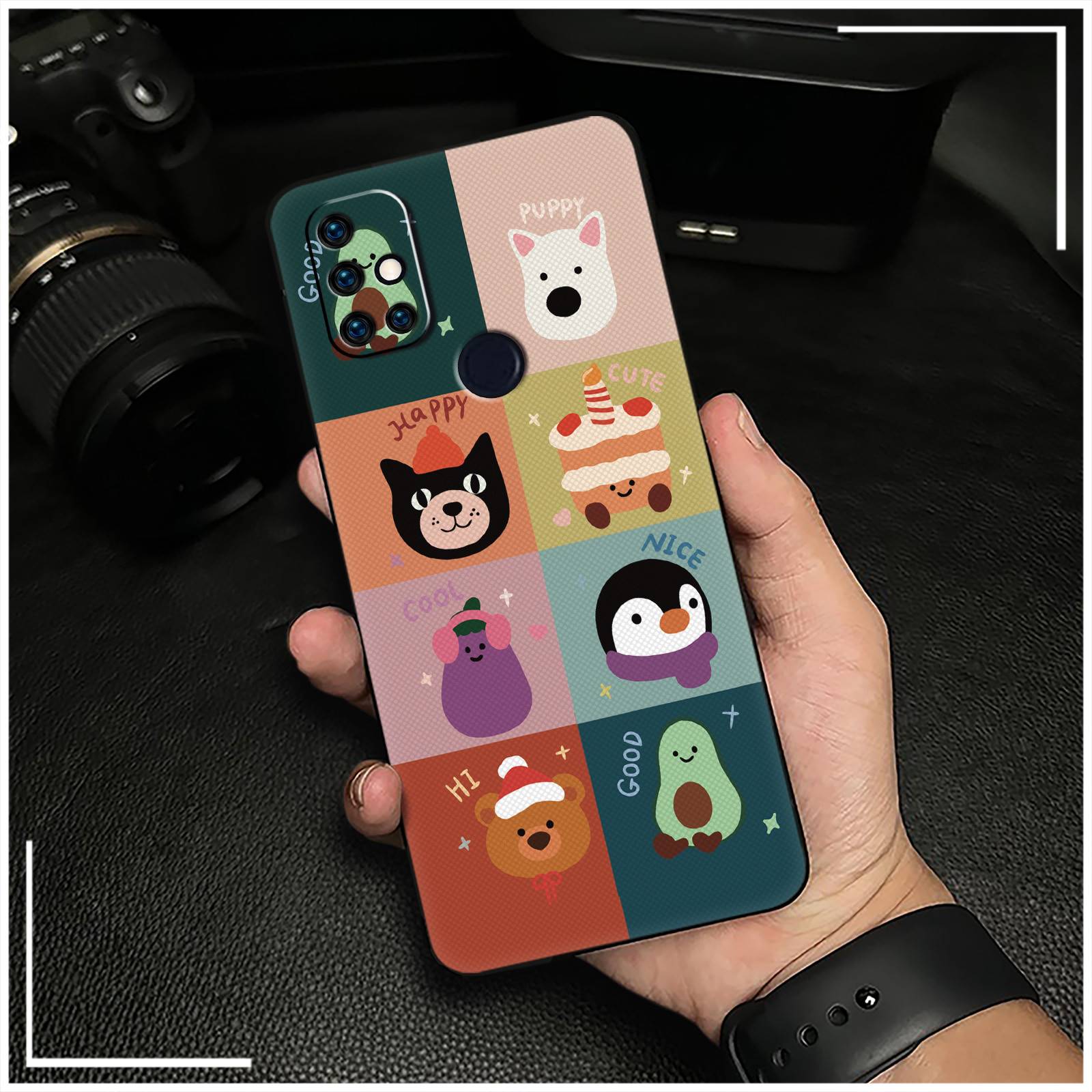 TPU Waterproof Phone Case For OnePlus Nord N10/1+Nord N10 Cartoon Full ...
