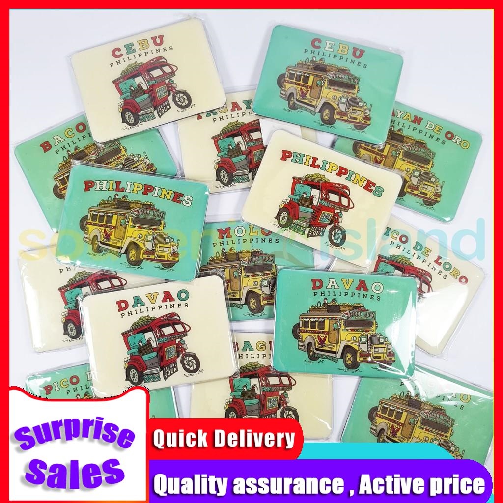Philippine Souvenir Refrigerator Magnet Laminated Cebu Bacolod Pico De ...