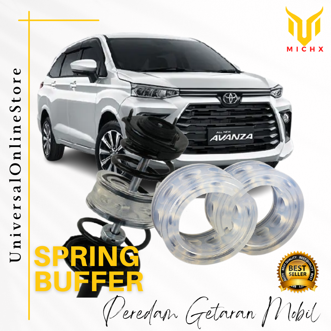 PAKET Spring Buffer Mobil Avanza Veloz 2022++ Depan Belakang | Lazada ...