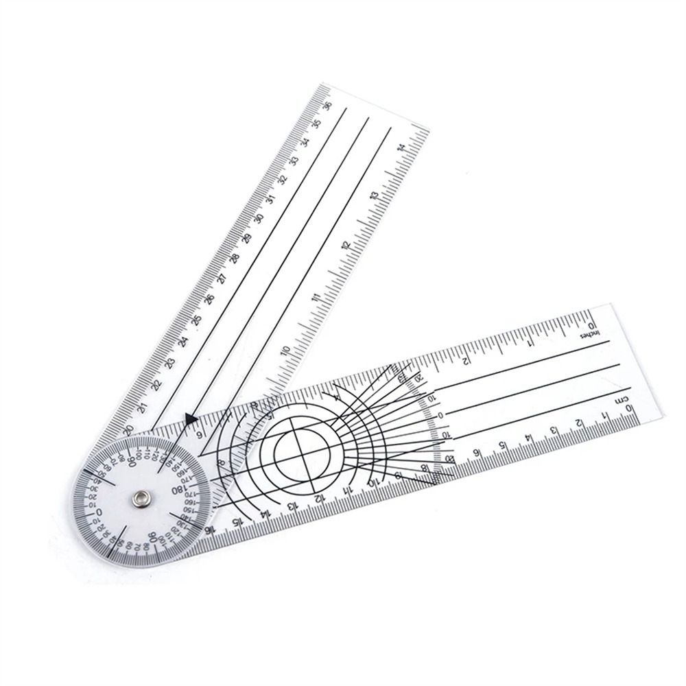 WENQI Finger Angle Office Supplies Protractor Multi-Ruler Orthopedics ...