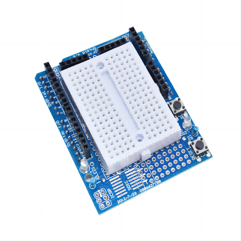 Uno Proto Shield Prototype Expansion Board With Syb-170 Mini Bread Board Based For Arduino Uno ...