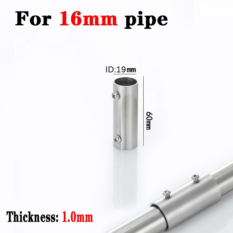 Stainless Steel Tube Pipe connector Fittings Thickening Stainless Pipe ...