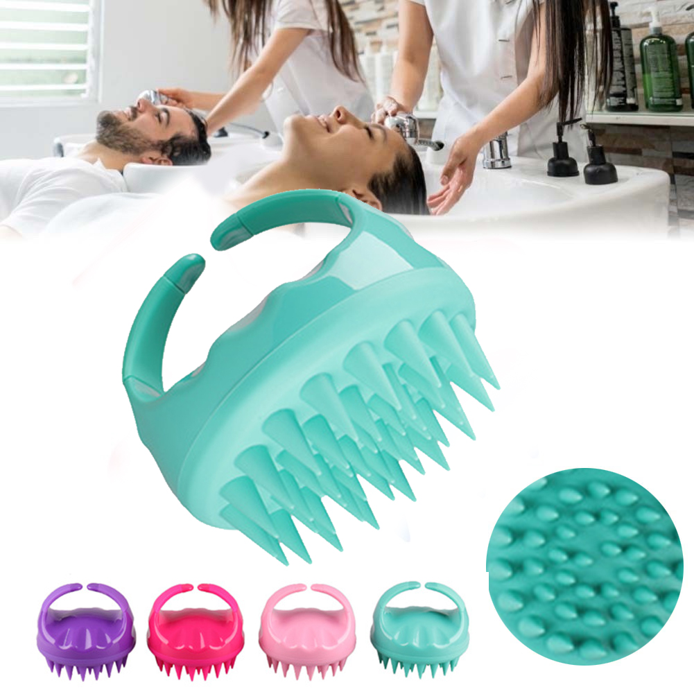 【Beauty Code】Brush Hair Scalp Wet and Dry Hair Soft Silicon Rubber ...