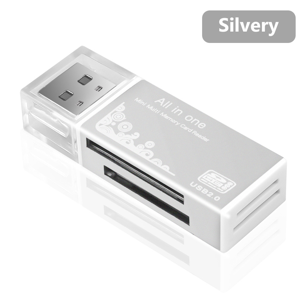 【InnovateWorld】Aluminum Alloy USB 2.0 All-In-One Multi-Function Card ...