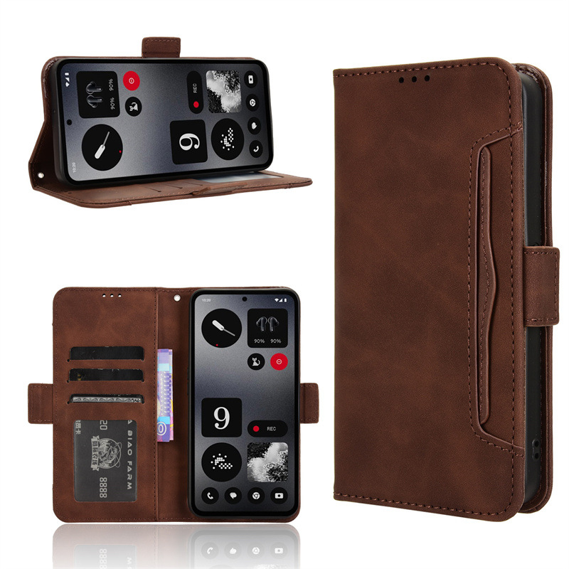 Nothing CMF Phone 2 Pro Wallet Case with Card Holder, Leather Kickstand ...