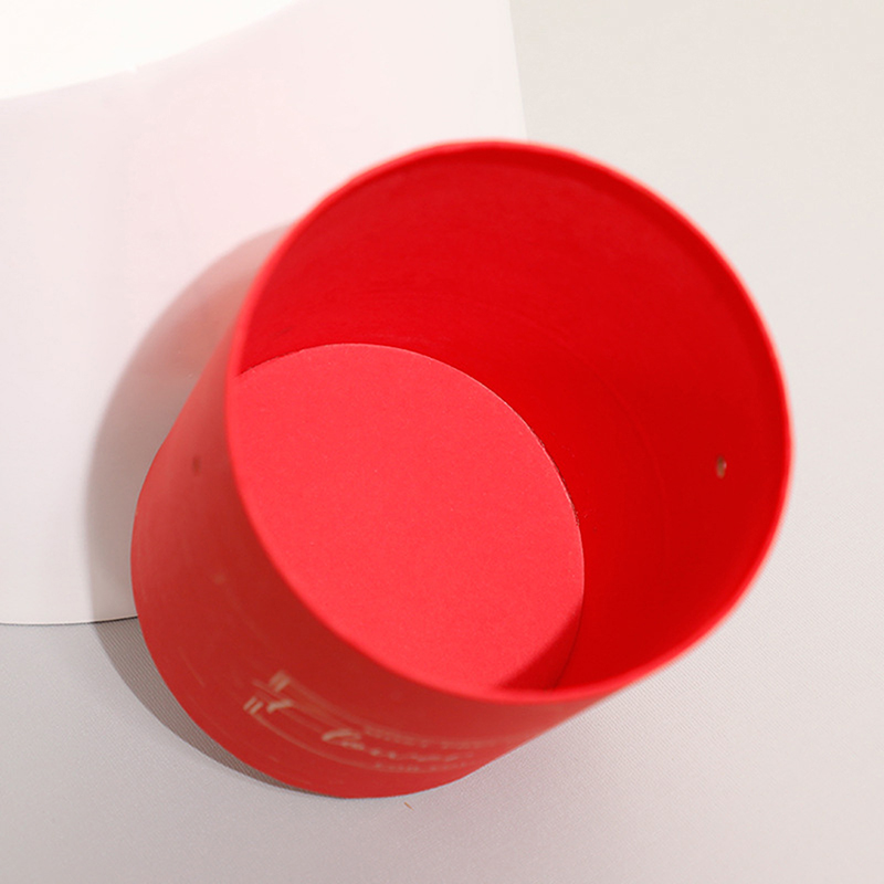 1pcs Round Flower Paper Boxes Lid Hug Bucket Packaging Box Gift Storage ...