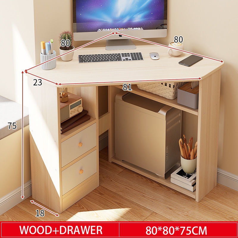 Corner Computer Table Corner Table Triangle Table Reading Table Student ...