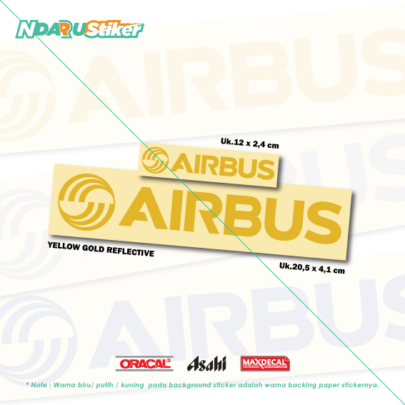 Sticker Airbus | Stcicker Aviation Airbus | Sticker Logo Airbus ...