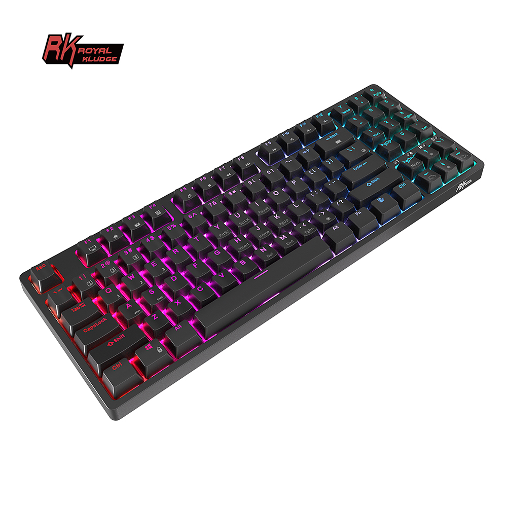 Royal Kludge RK92 2.4Ghz Wireless/Bluetooth/Wired Mechanical Keyboard ...