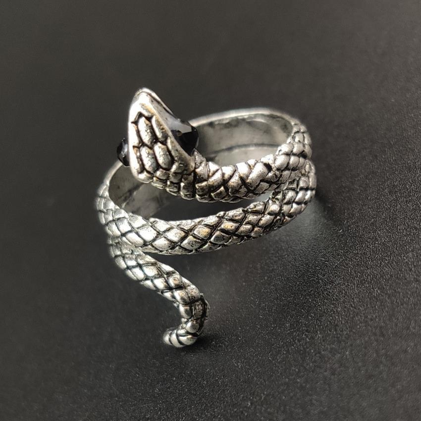 prices】Vintage Snake Ring Women's Creative Vintage Jewelry Snake Ring ...