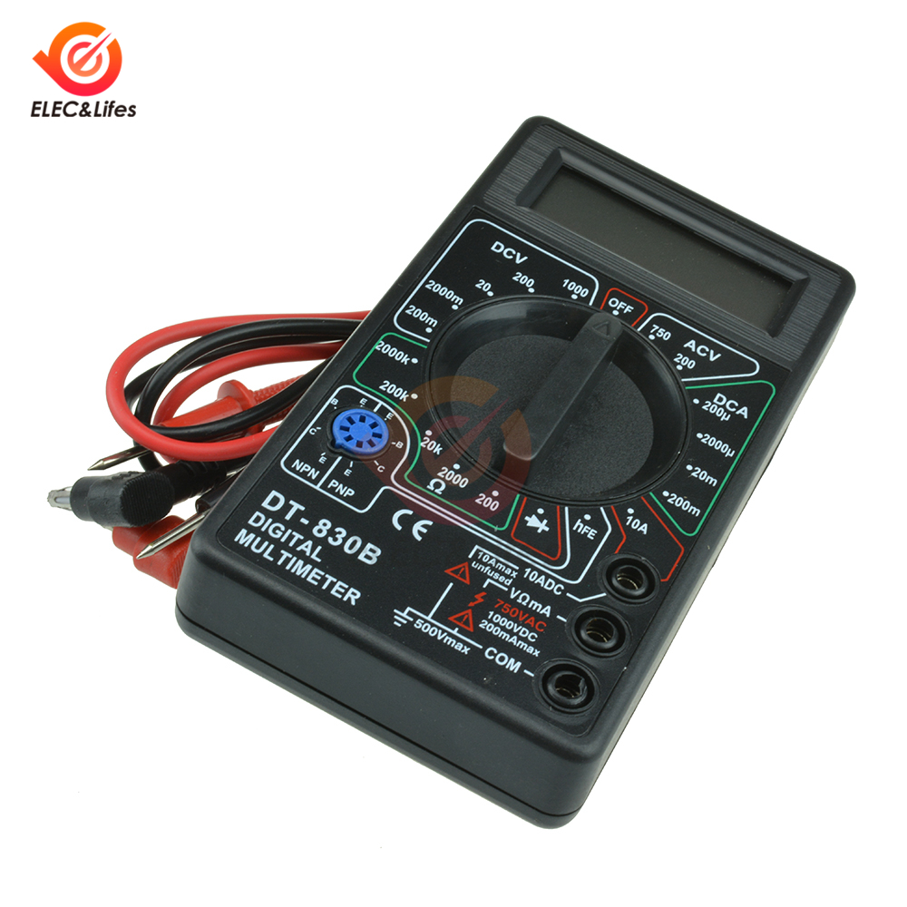 【Discount offer】DT830B AC/DC Voltage LCD Digital Multimeter 750/1000V ...