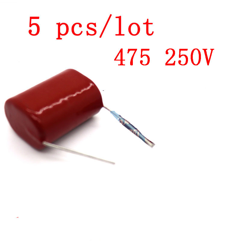 5 Pcs CBB Capacitor 2.25UF 4.7UF 475 250V 400V 630V Inverter Welding ...