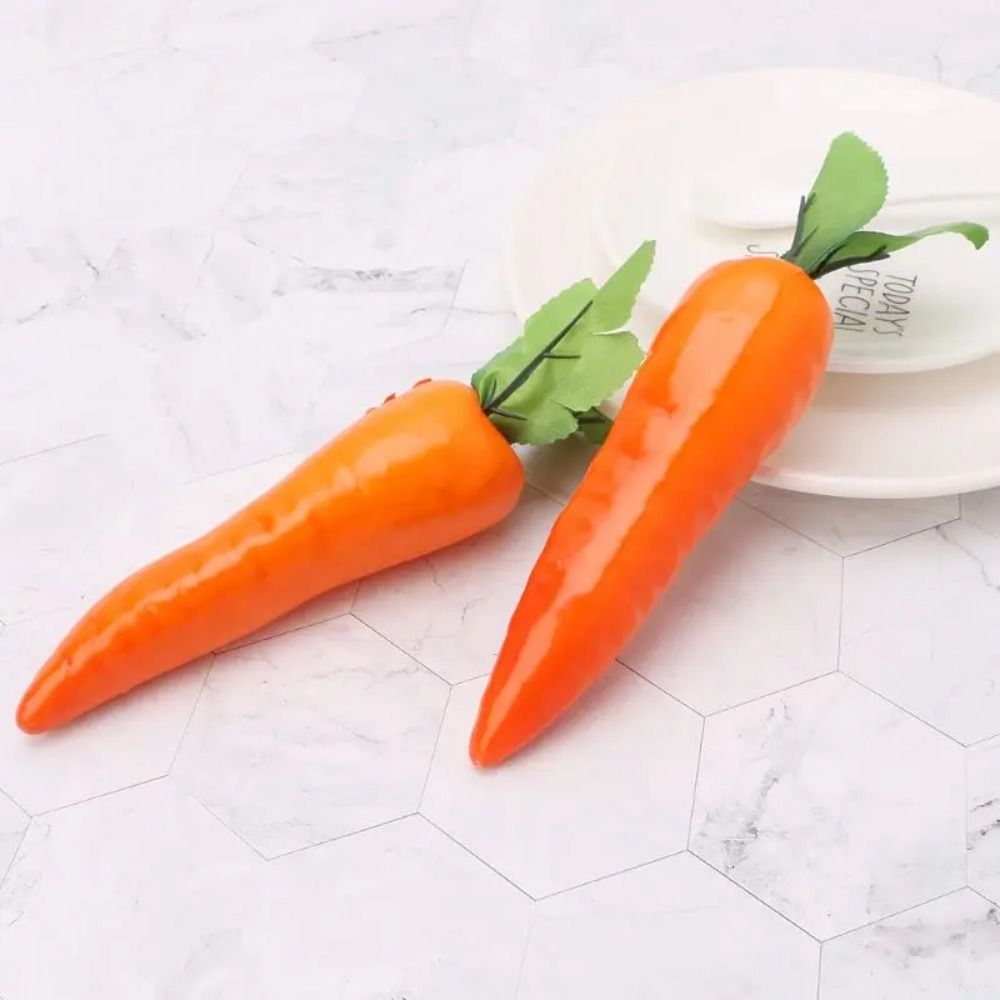 Fake Vegetable Artificial Simulated Foam Carrot 3D Durable Carrot Model ...