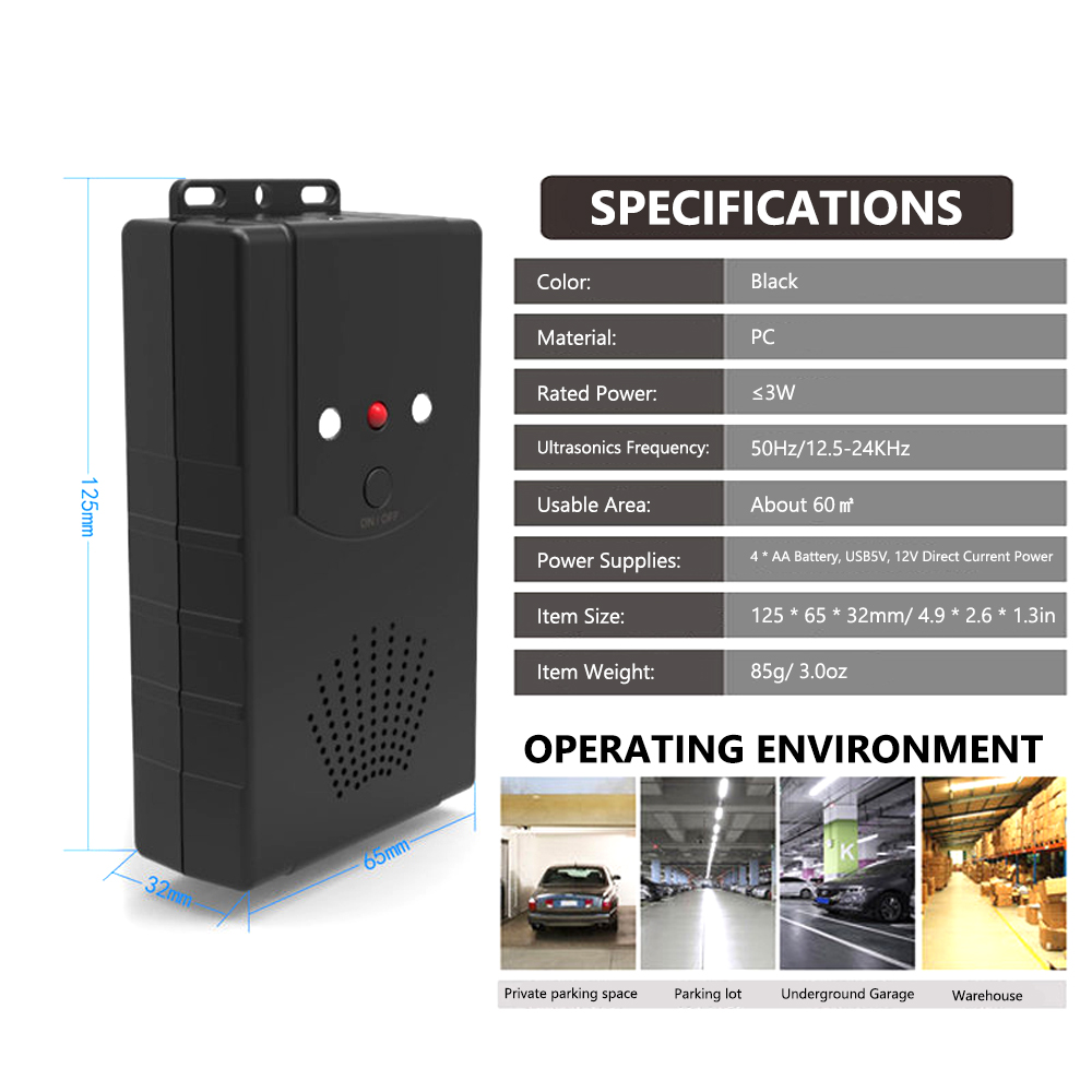 Car Under Hood Animal Repeller Rodent Rat Repellent Mice Repeller ...
