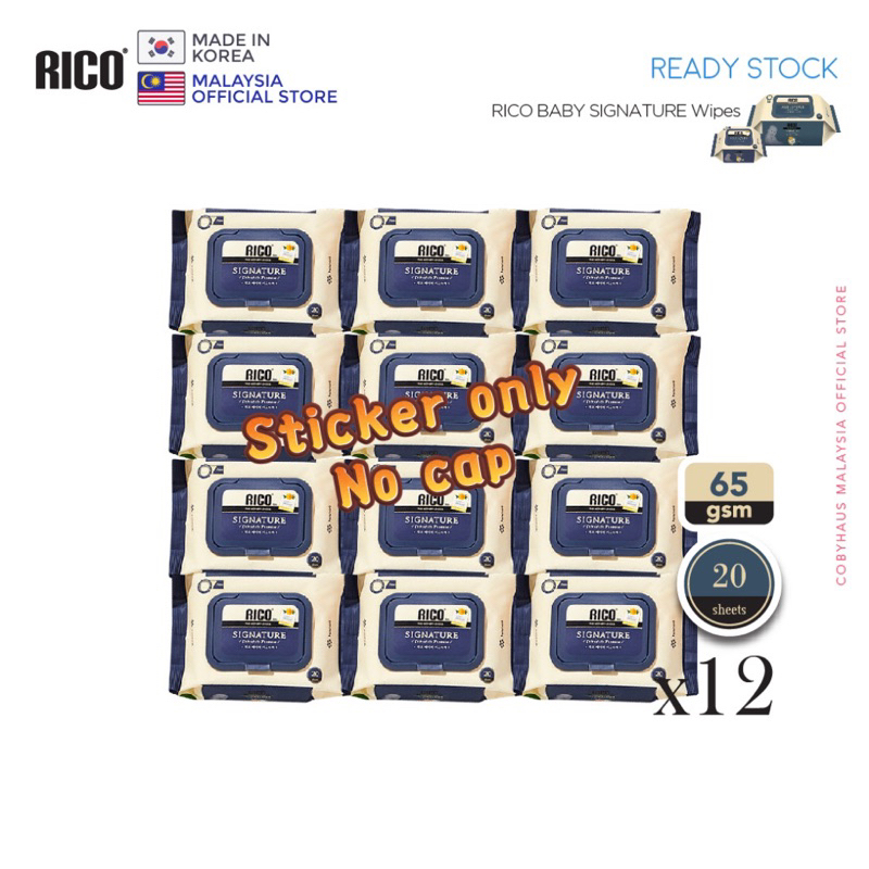 RICO Korea Baby Wet Wipes Bundle (Sensitive/Signature/Premium/Baby ...