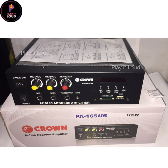 CROWN PA-150UB / PA -165UB PUBLIC ADDRESS AMPLIFIER | Lazada PH